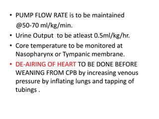 Cardiopulmonary bypass | PPTX