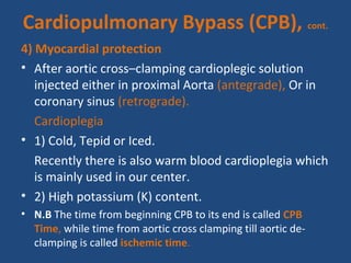 Cardiopulmonary Bypass and Valvular Surgery | PPT