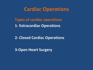 Cardiopulmonary Bypass and Valvular Surgery | PPT