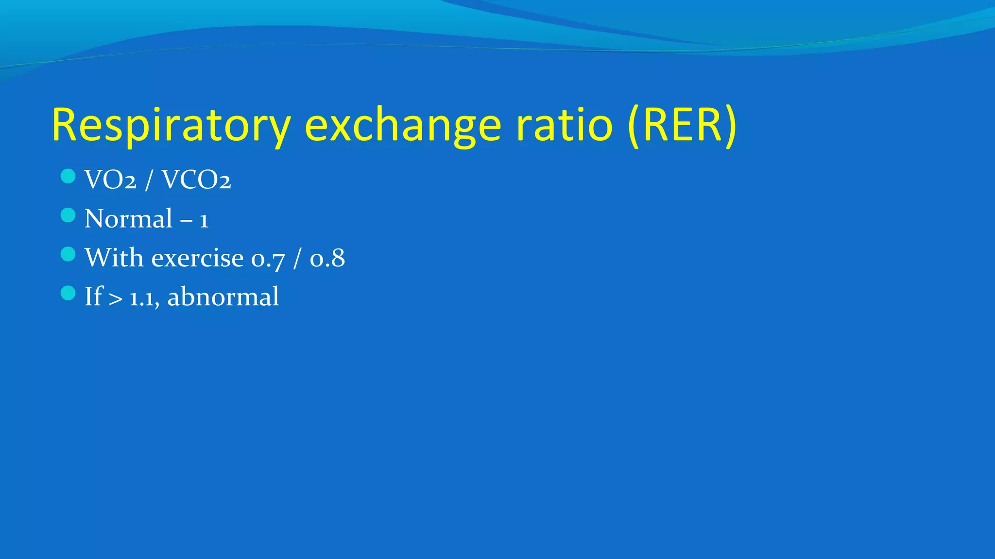 Cardiopulmonary exercise testing | PPT