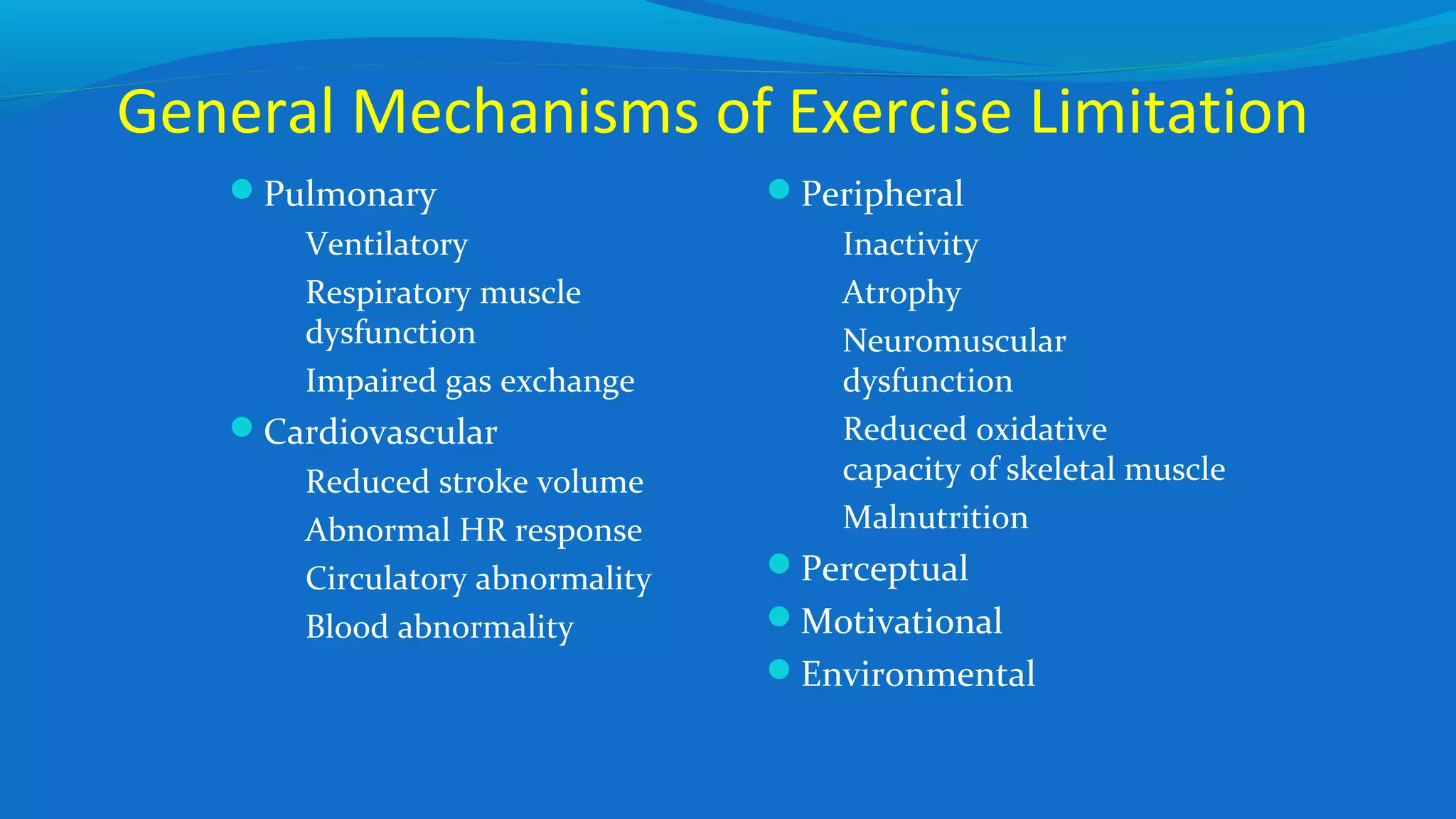 Cardiopulmonary exercise testing | PPT
