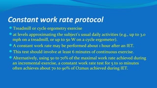 Cardiopulmonary exercise testing | PPT
