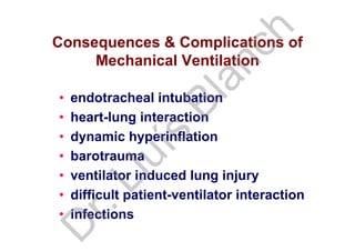 Cardio pulmonary interactions during Mechanical Ventilation | PDF