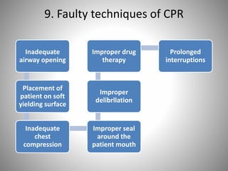 Cardiopulmonary resucitation | PPTX