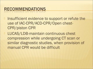 Cardio pulmonary resuscitation | PPT