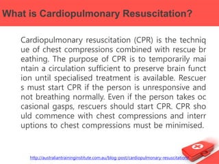 Cardiopulmonary Resuscitation | PPTX