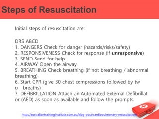 Cardiopulmonary Resuscitation | PPT