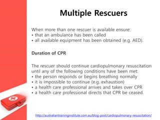 Cardiopulmonary Resuscitation | PPT