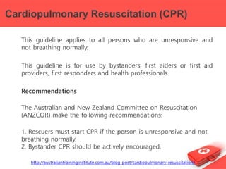 Cardiopulmonary Resuscitation | PPT