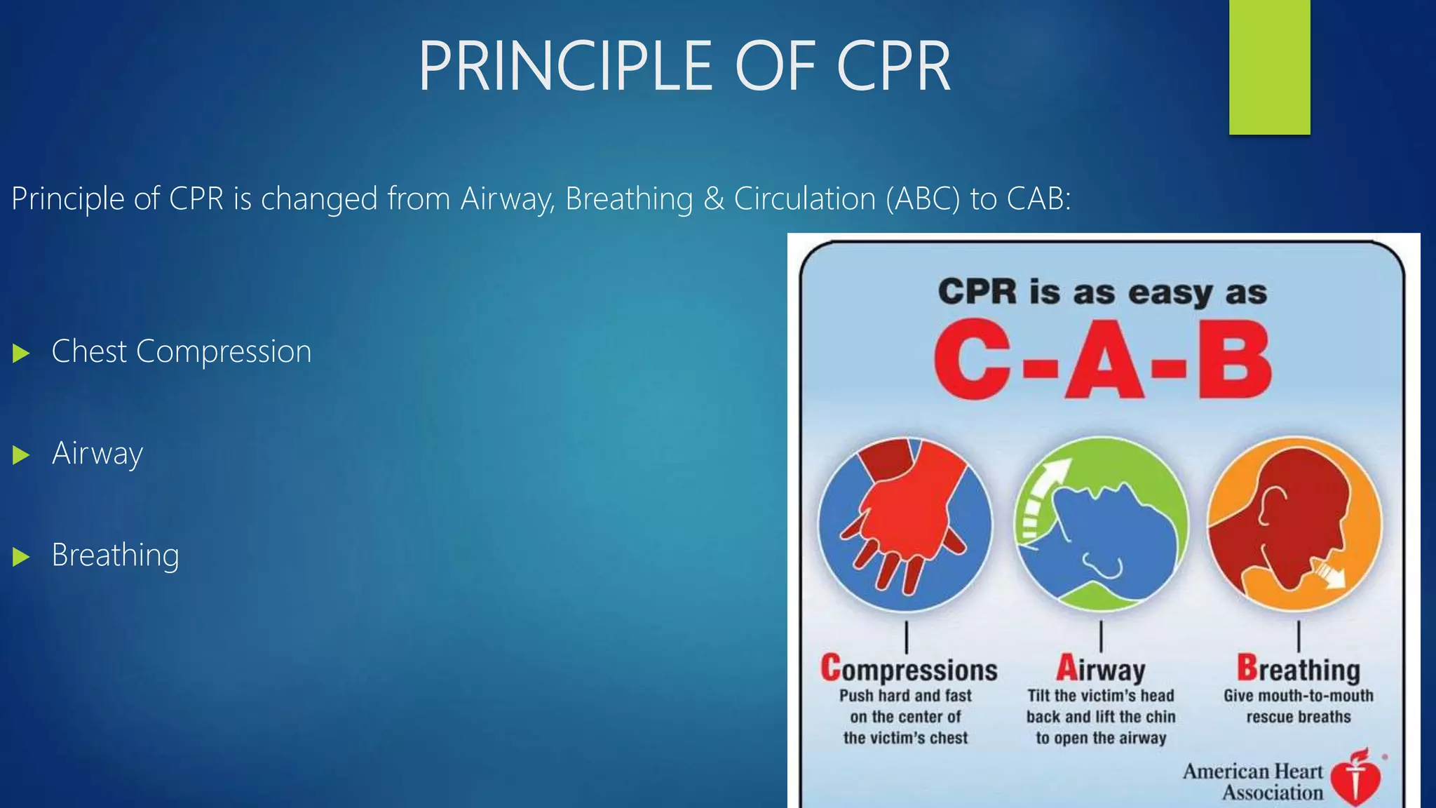 Cardiopulmonary resuscitation | PPTX | First Aid | Injuries