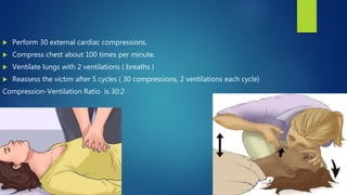 Cardiopulmonary resuscitation | PPTX | First Aid | Injuries
