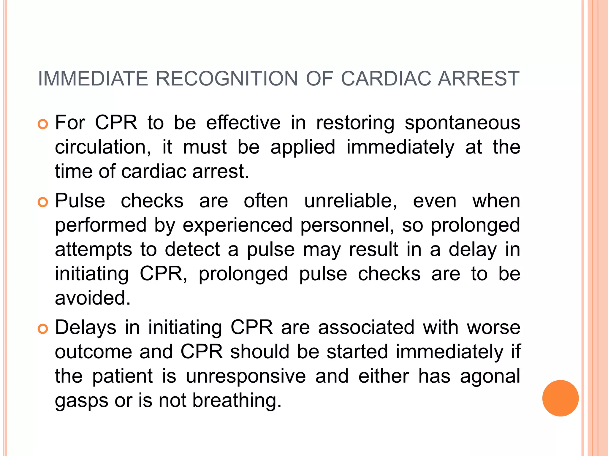 Cardiopulmonary resuscitation | PPTX
