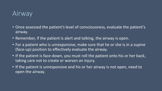 Cardio pulmonary resuscitation | PPTX | First Aid | Injuries