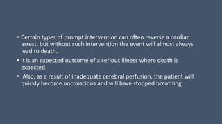 Cardio pulmonary resuscitation | PPTX | First Aid | Injuries