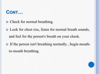 cardiopulmonaryresuscitation-190912083442.pptx | First Aid | Injuries