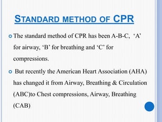 Cardiopulmonary resuscitation | PPTX