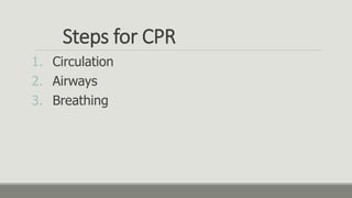 Cardiopulmonary resuscitation | PPT