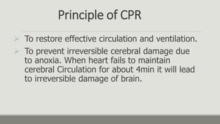 Cardiopulmonary resuscitation | PPT