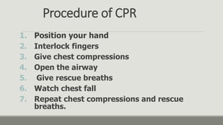 Cardiopulmonary resuscitation | PPT