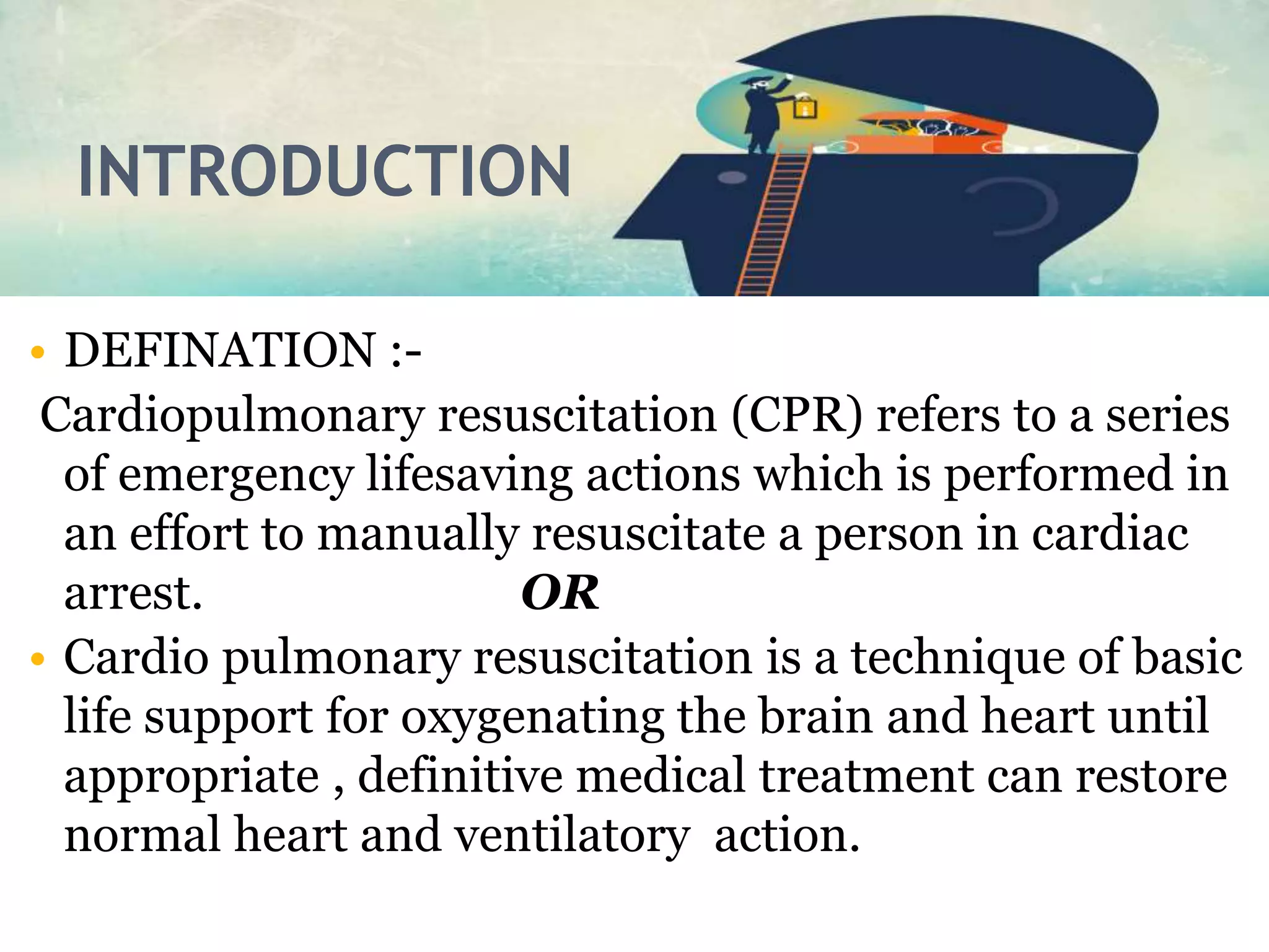 Cardio pulmonary resuscitation | PPT