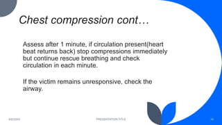 Cardiopulmonary Resuscitation.pptx | First Aid | Injuries