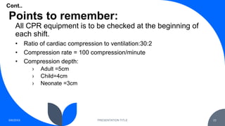 Cardiopulmonary Resuscitation.pptx | First Aid | Injuries