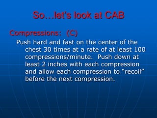 Cardiopulmonary Resuscitation Ahmed .ppt