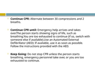 Cardiopulmonary resuscitation (CPR).pptx