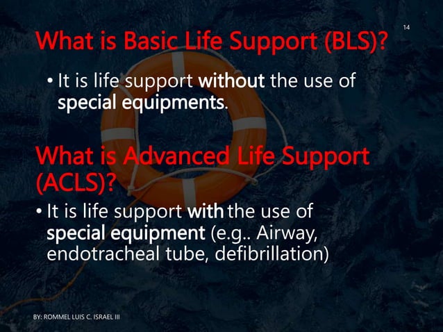 CARDIOPULMONARY RESUSCITATION - BLS & ALS TECHNIQUES | PPT