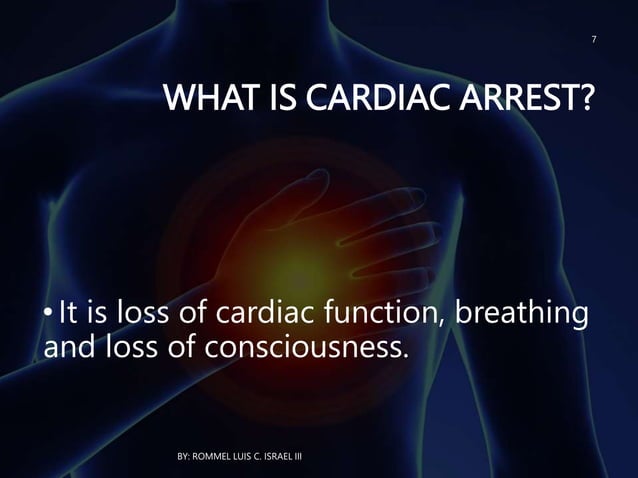 CARDIOPULMONARY RESUSCITATION - BLS & ALS TECHNIQUES | PPT