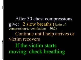 cardiopulmonary resuscitation, BLS and CPR | PPTX