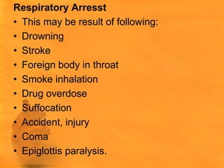 Cardiopulmonaryresuscitation (1) | PPT