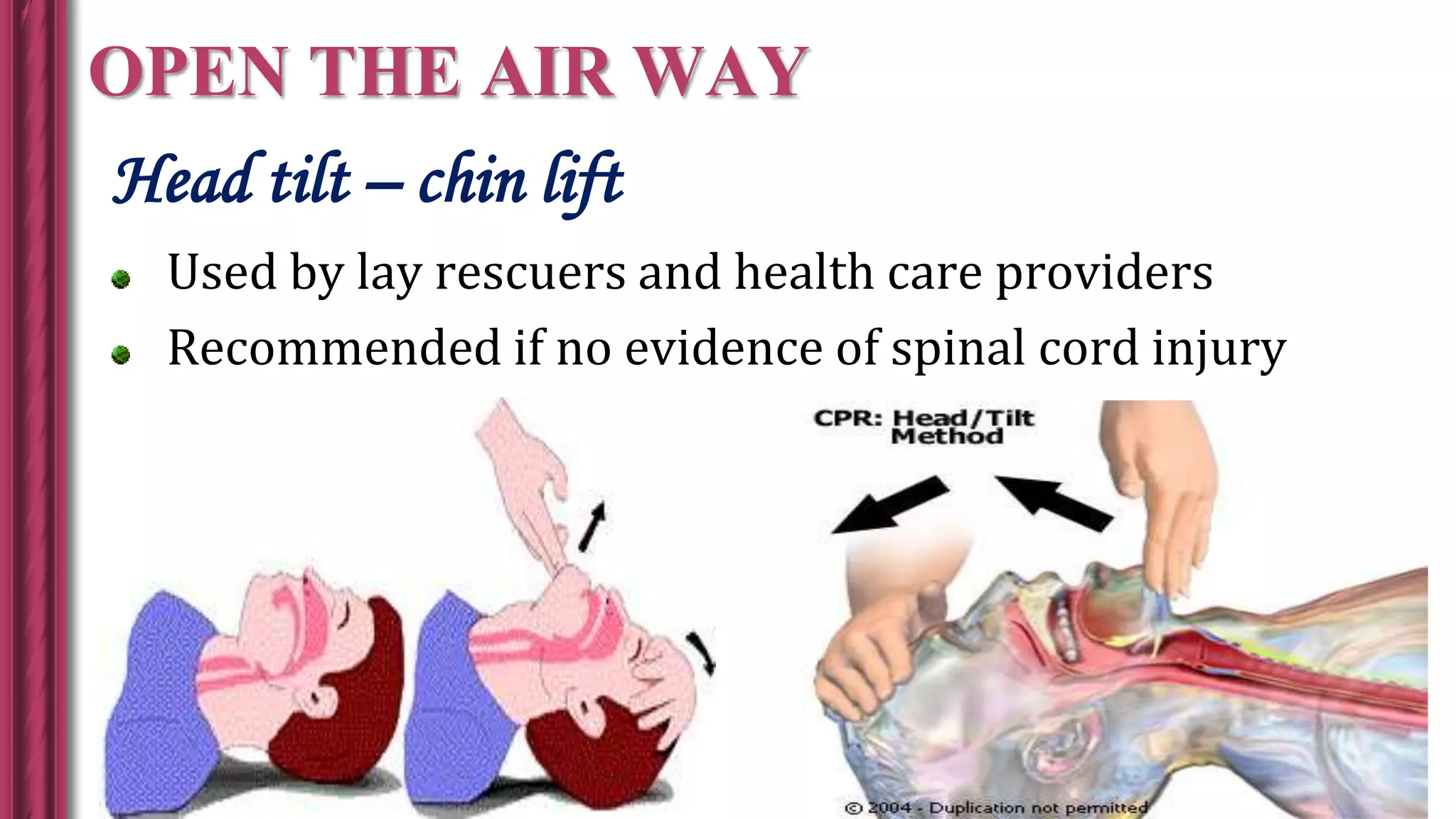 Cardio pulmonary resuscitation (BLS) | PPTX | First Aid | Injuries