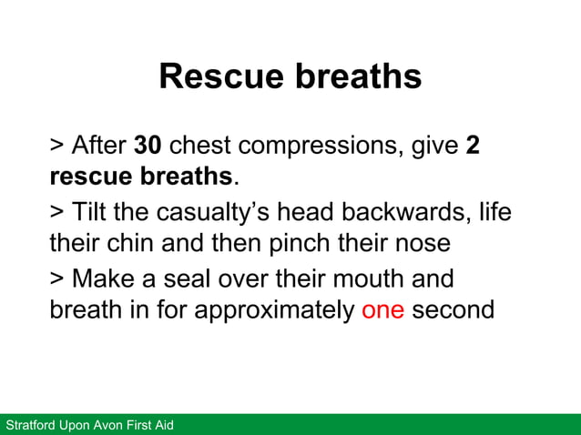Cardiopulmonary resuscitation (cpr) | PPTX | First Aid | Injuries