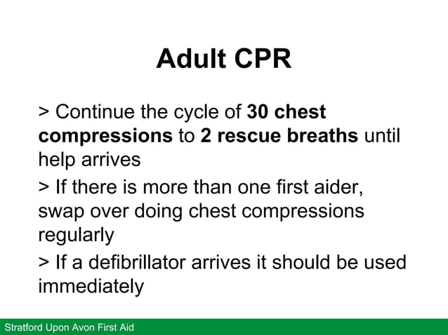 Cardiopulmonary resuscitation (cpr) | PPTX | First Aid | Injuries