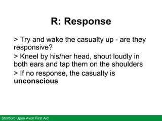 Cardiopulmonary resuscitation (cpr) | PPTX | First Aid | Injuries