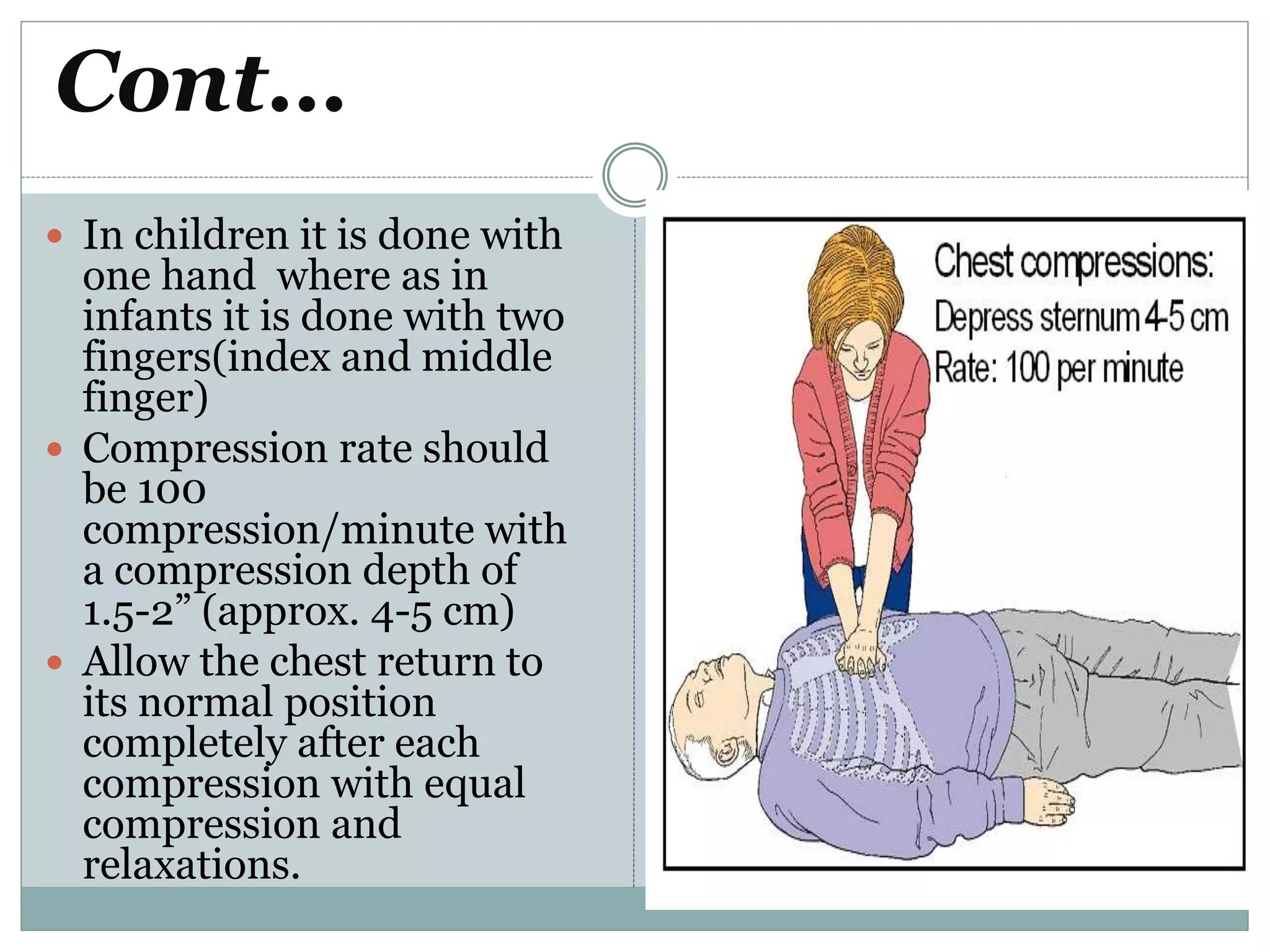 Cardiopulmonary resuscitation(cpr) | PPTX