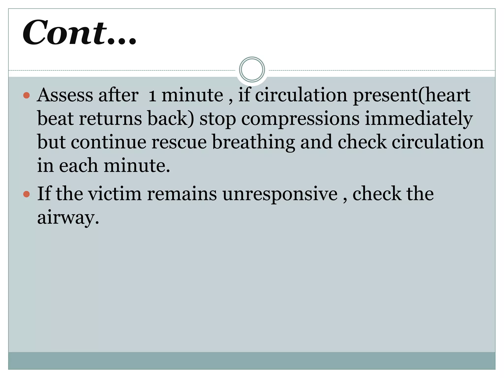 Cardiopulmonary resuscitation(cpr) | PPTX