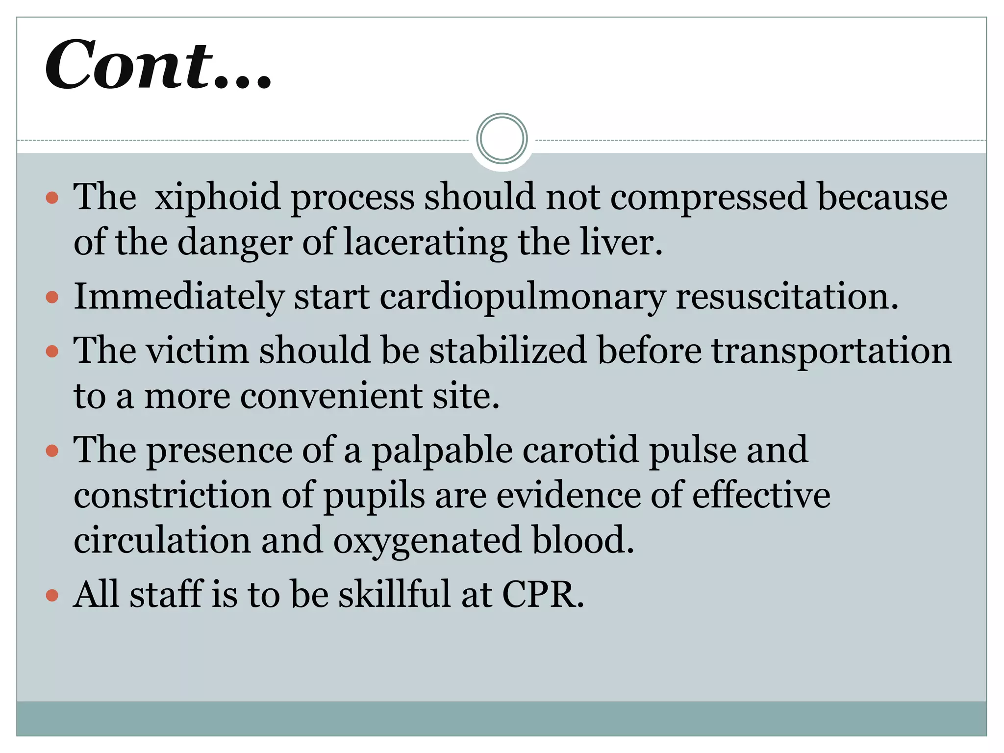 Cardiopulmonary resuscitation(cpr) | PPTX