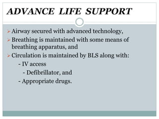 Cardiopulmonary resuscitation(cpr) | PPTX