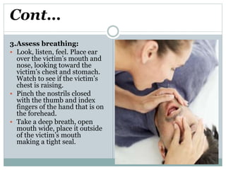 Cardiopulmonary resuscitation(cpr) | PPTX