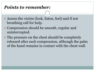 Cardiopulmonary resuscitation(cpr) | PPTX