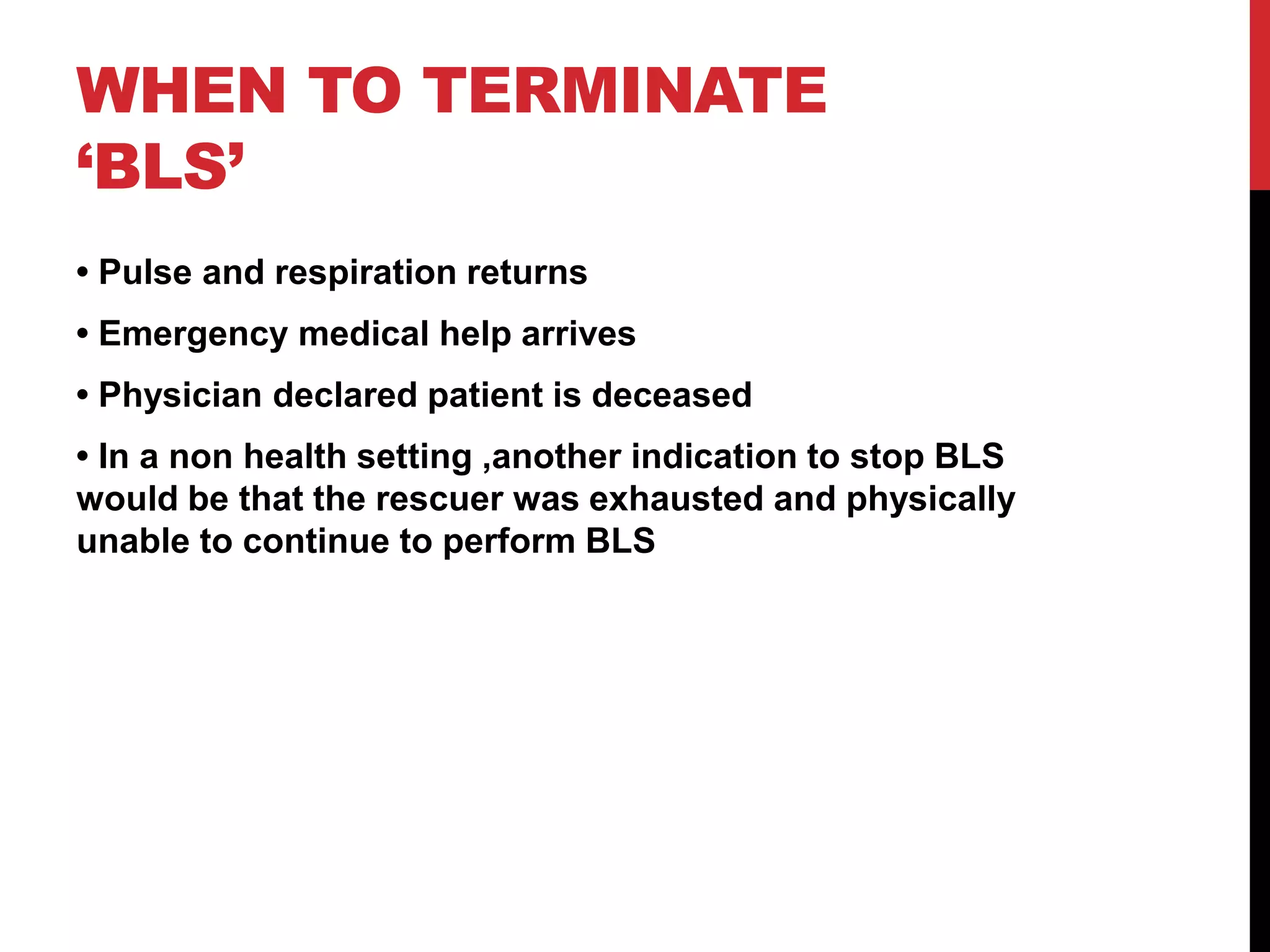 Cardiopulmonary resuscitation (cpr) | PPTX