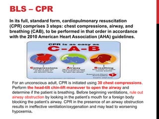 Cardiopulmonary resuscitation (cpr) | PPTX