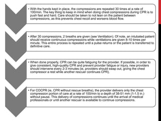 Cardiopulmonary resuscitation (cpr) | PPTX