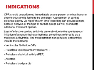 Cardiopulmonary resuscitation (cpr) | PPTX