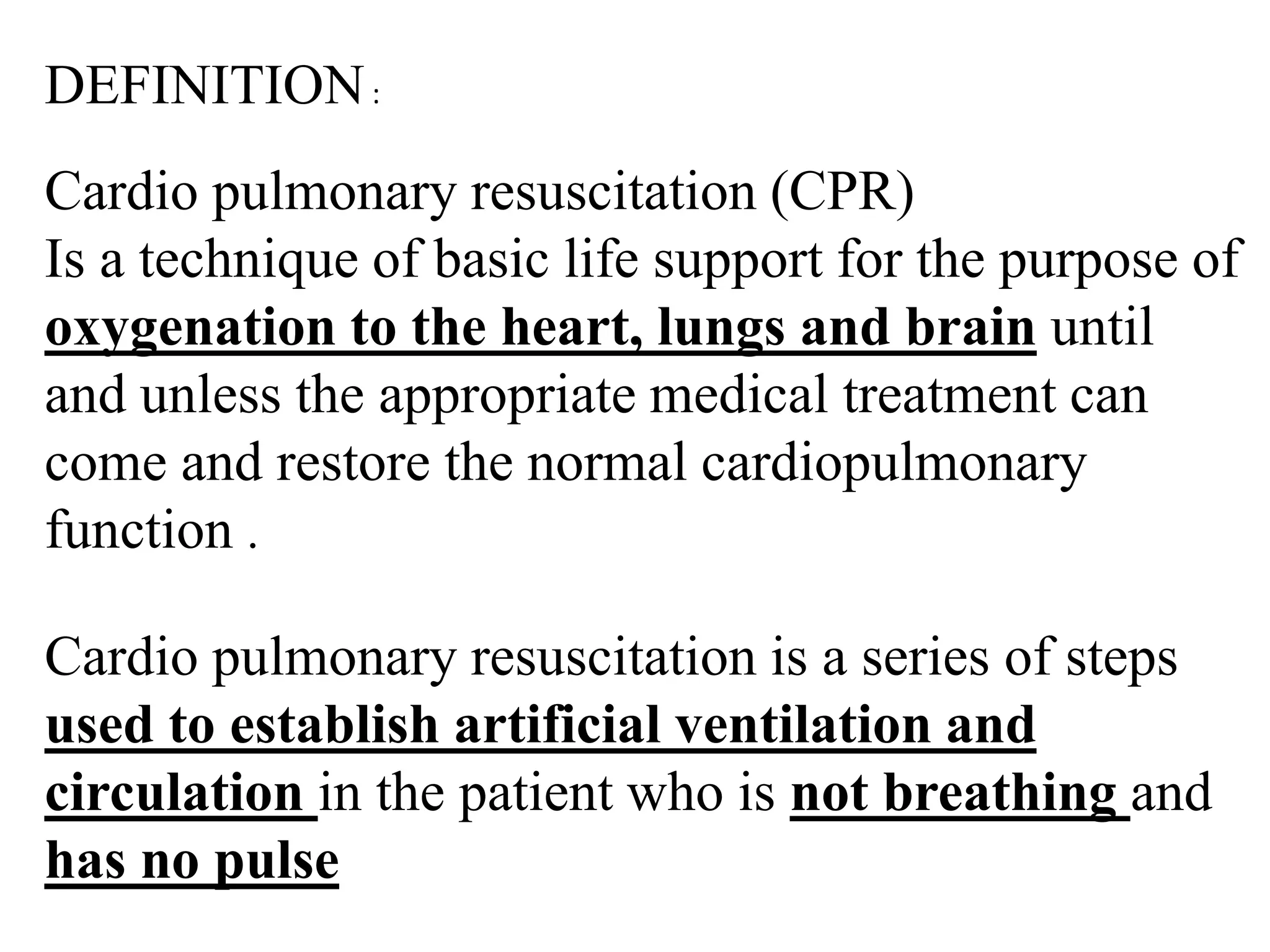 CARDIOPULMONARY RESUSCITATION (CPR).pptx