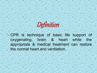 CARDIOPULMONARY RESUSCITATION (CPRR).pptx