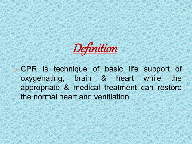 CARDIOPULMONARY RESUSCITATION (CPRR).pptx