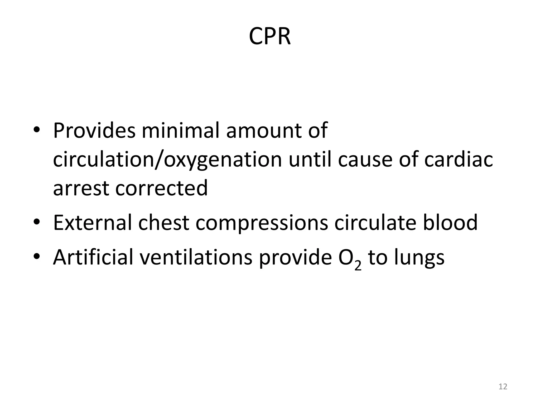 Cardiopulmonary resuscitation & management | PPTX